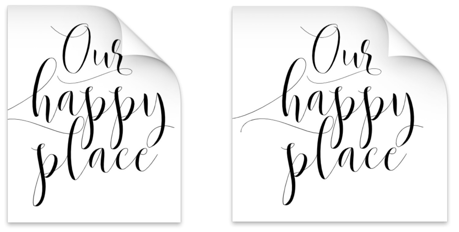 Our Happy Place Printable Kitchen Wall Art Digital Download | Etsy