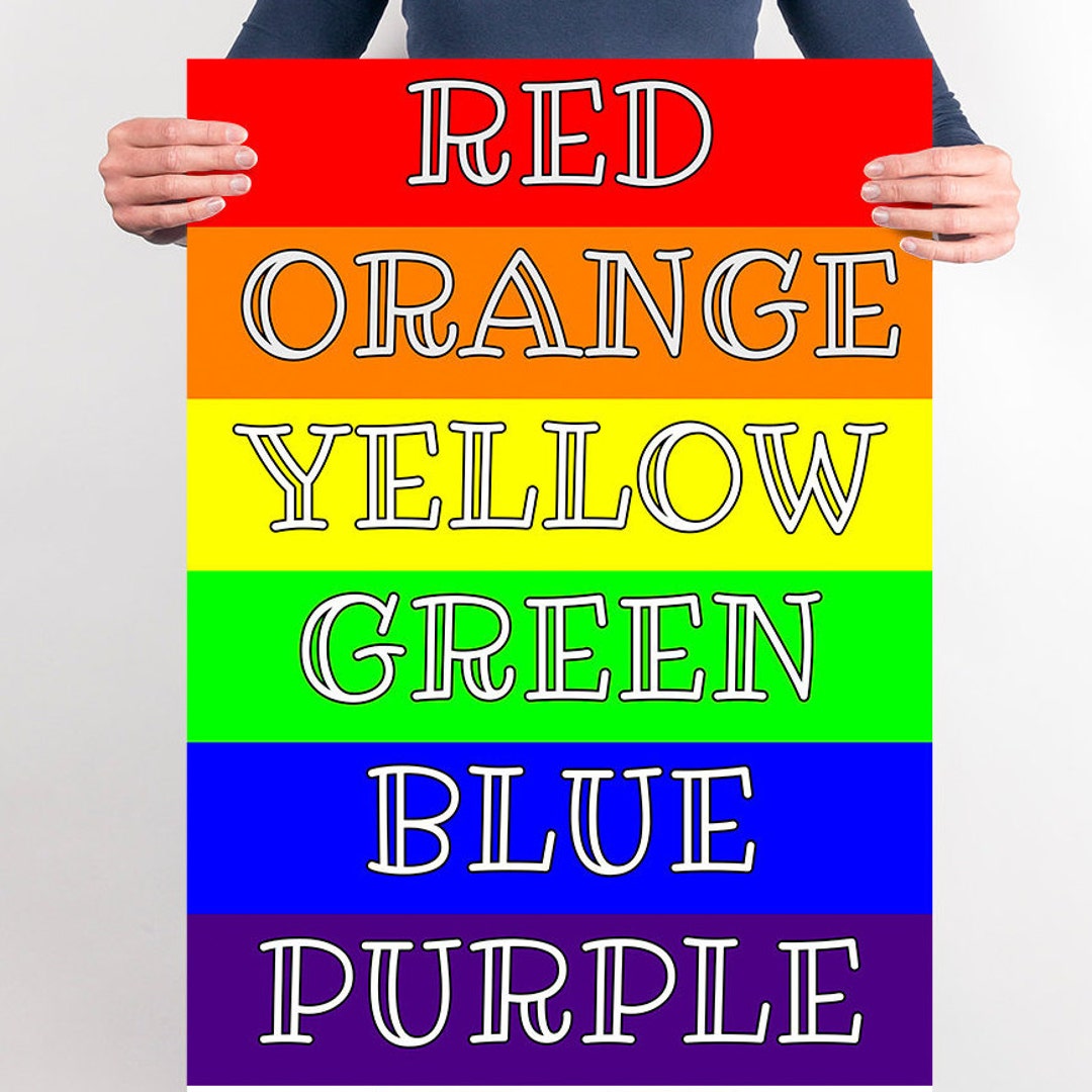 Teacher Classroom Rainbow Poster PRINTABLE Wall Art Decor New Teacher ...