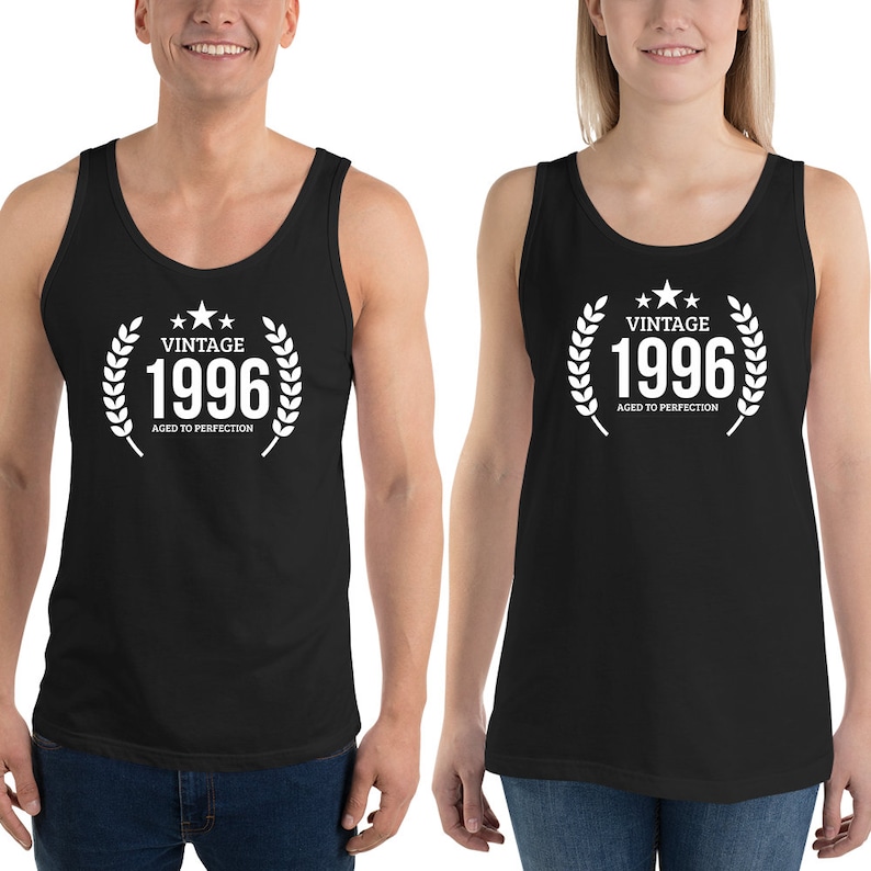 1996 Birthday Gift Vintage Born in 1996 27th Birthday Tank - Etsy