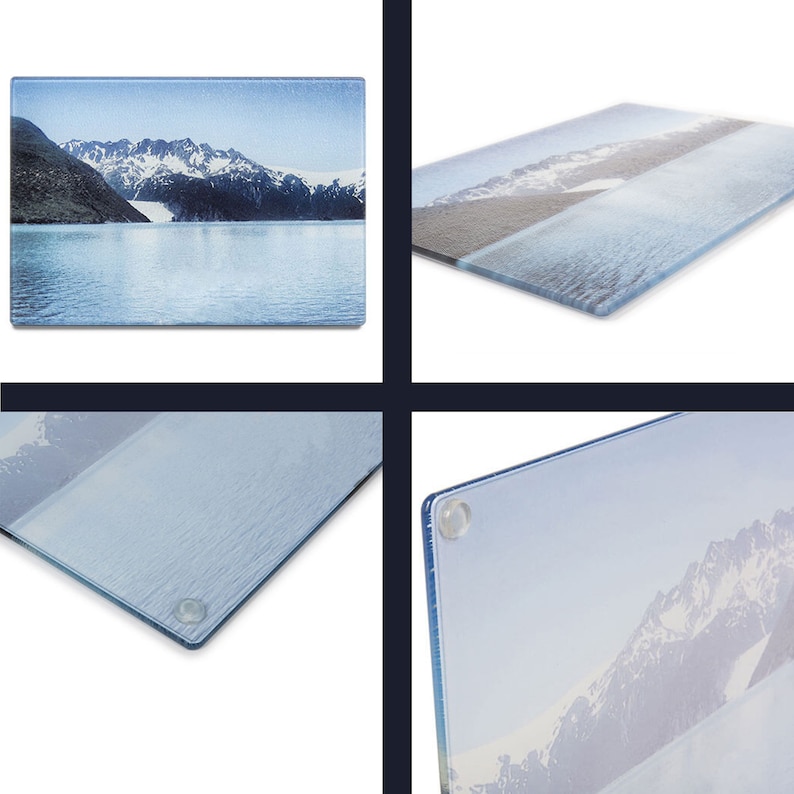 Personalized Glass Cutting Boards Custom Photo Chopping - Etsy