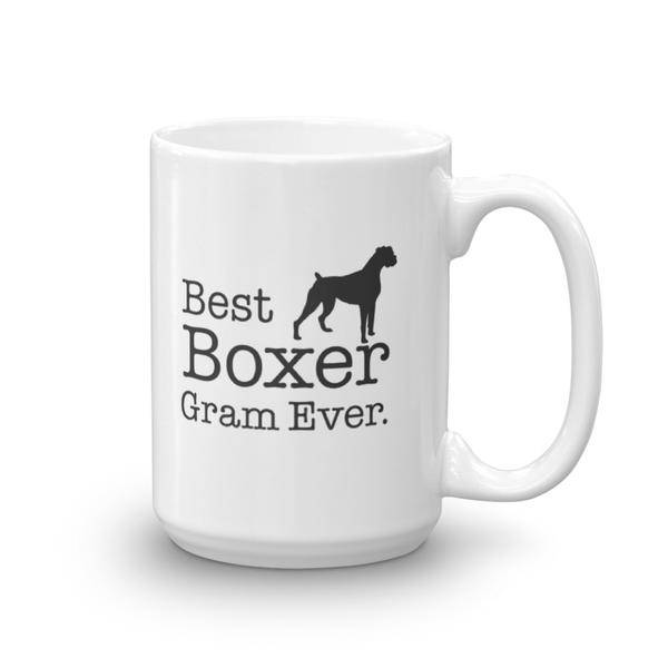 Boxer Dog Gift for Best Boxer Gram Ever Coffee Mug for Boxer - Etsy