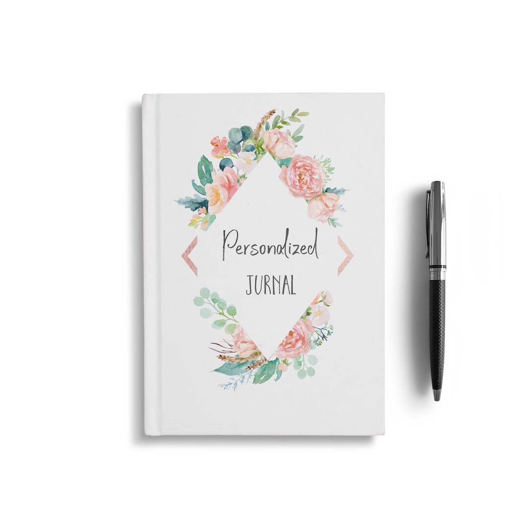 Personalized Journal Blank - Unique Custom Blank Sketchbook - Hard ...