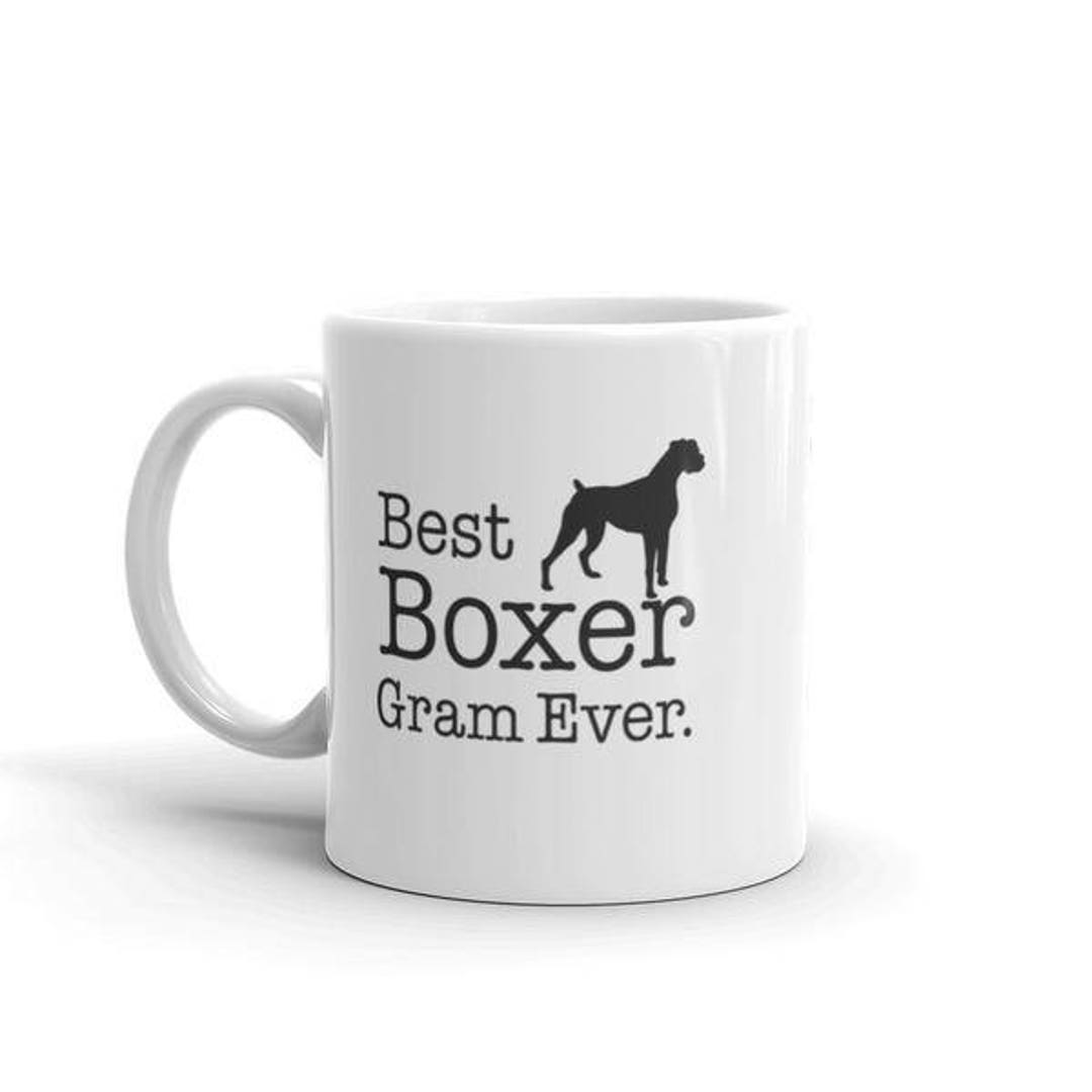 Boxer Dog Gift for Best Boxer Gram Ever Coffee Mug for Boxer Lovers ...
