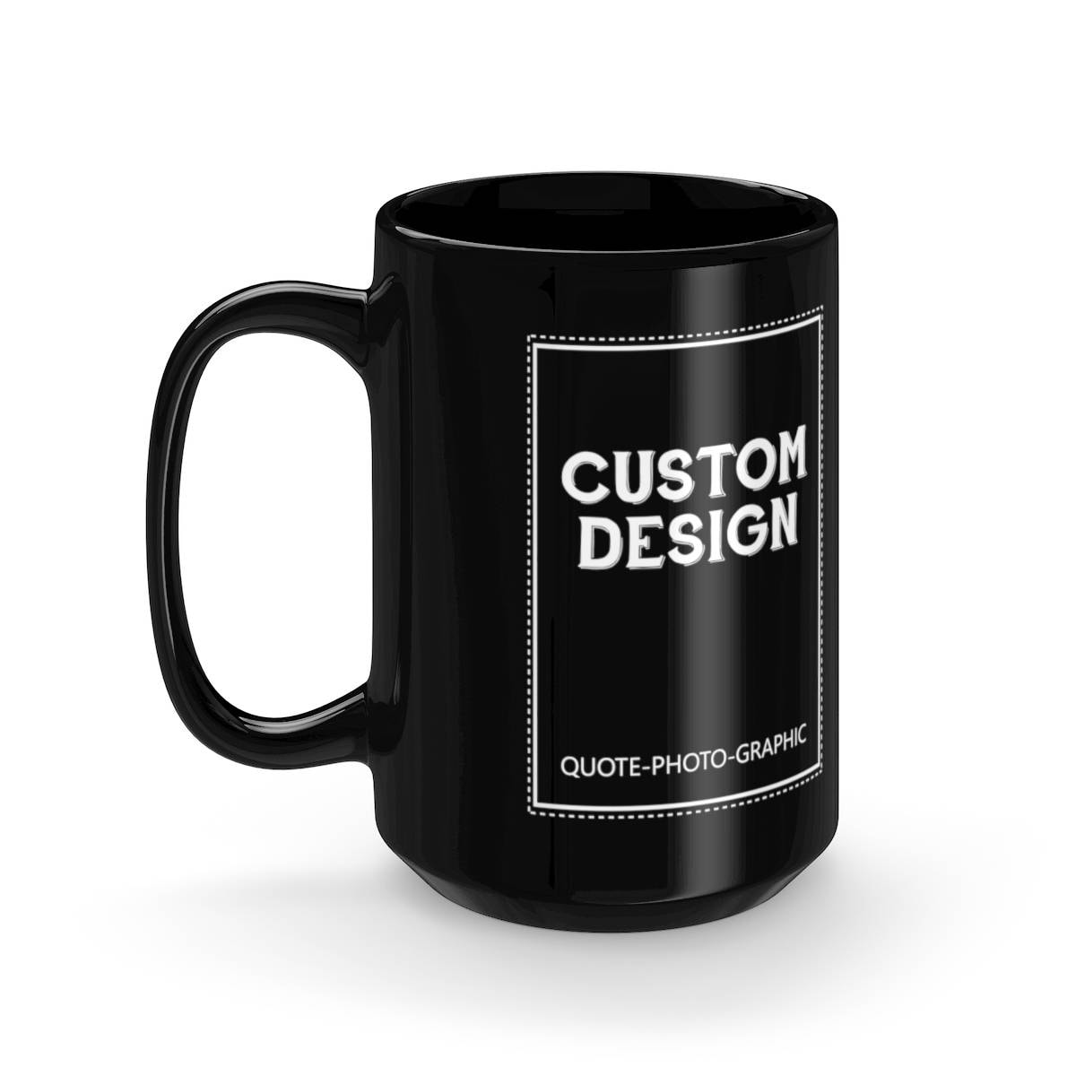 Custom Black Mug Custom Black Coffee Mug With Name / Logo / - Etsy UK