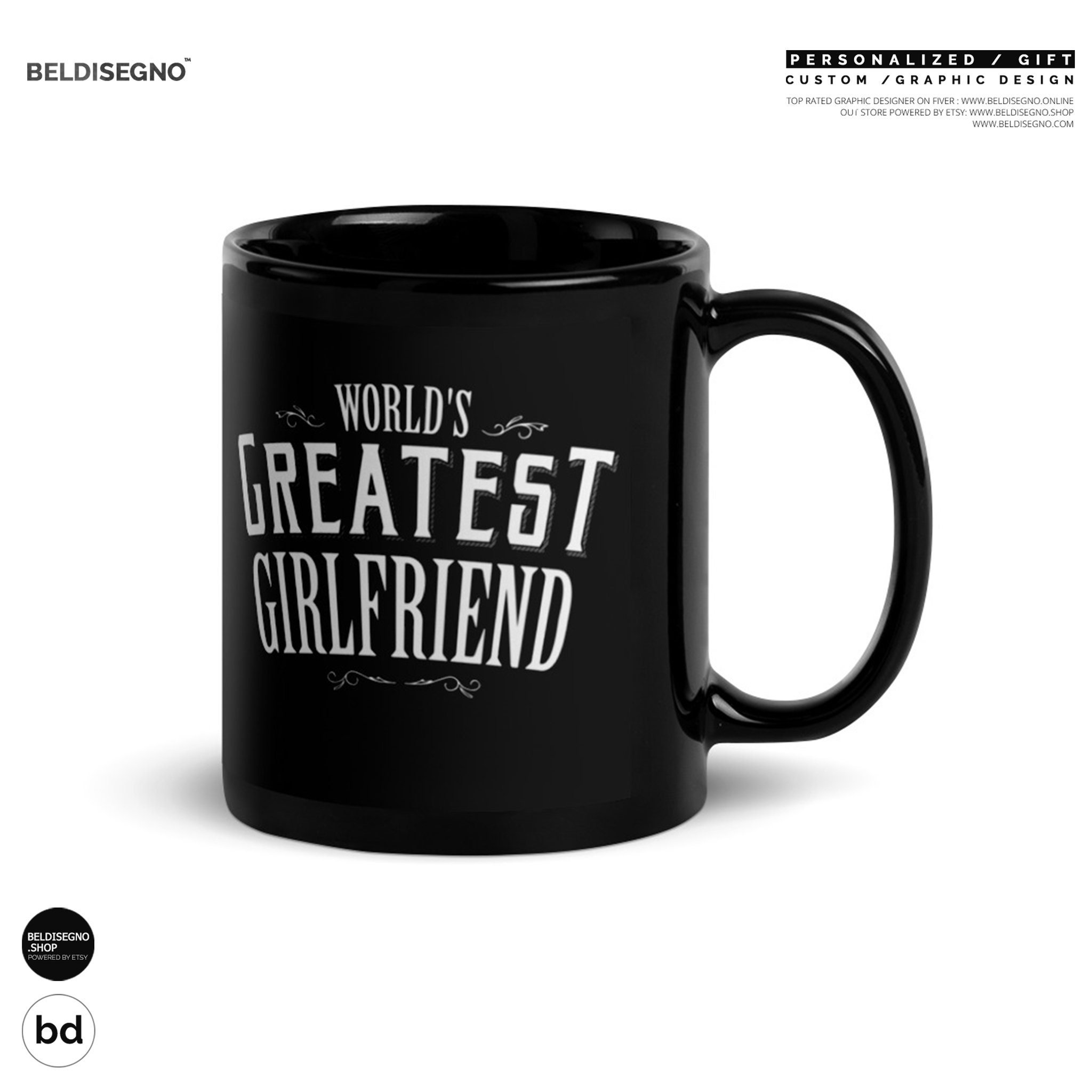 World's Greatest Girlfriend Coffee Mug anniversary gifts | Etsy