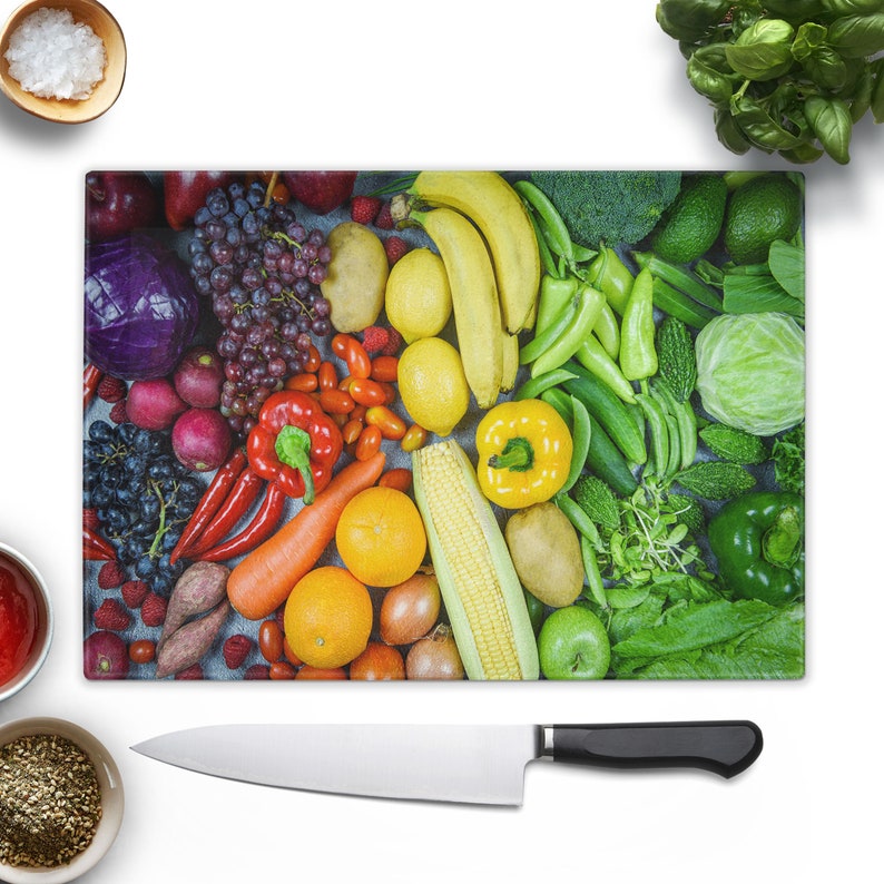 Personalized Glass Cutting Boards Custom Photo Chopping - Etsy