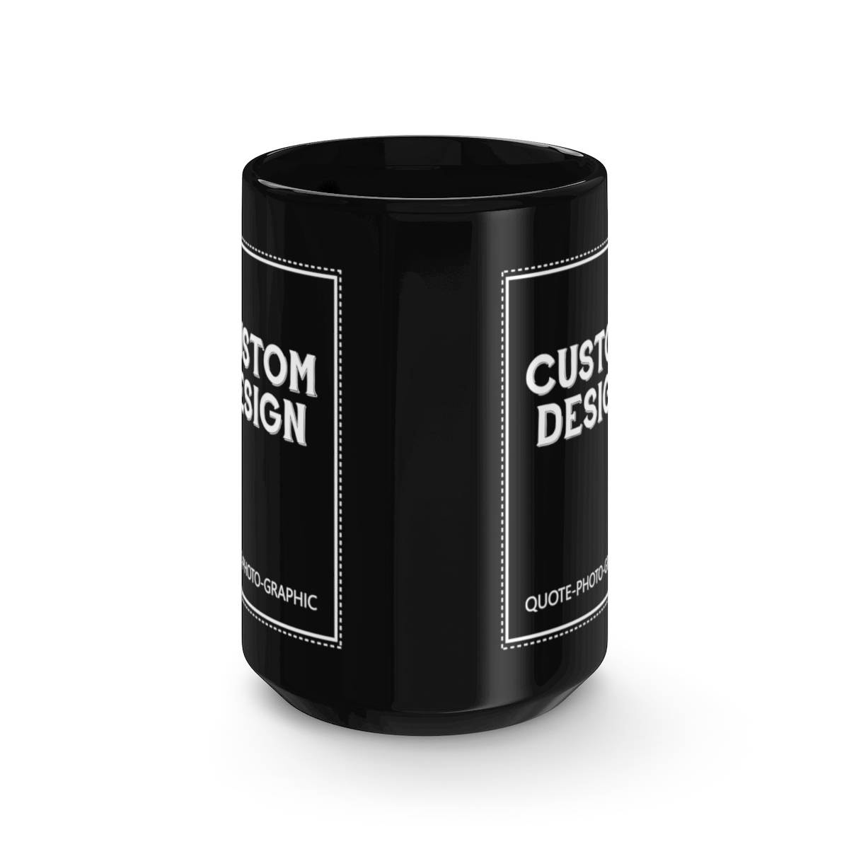 Custom Black Mug Custom Black Coffee Mug With Name / Logo / | Etsy UK
