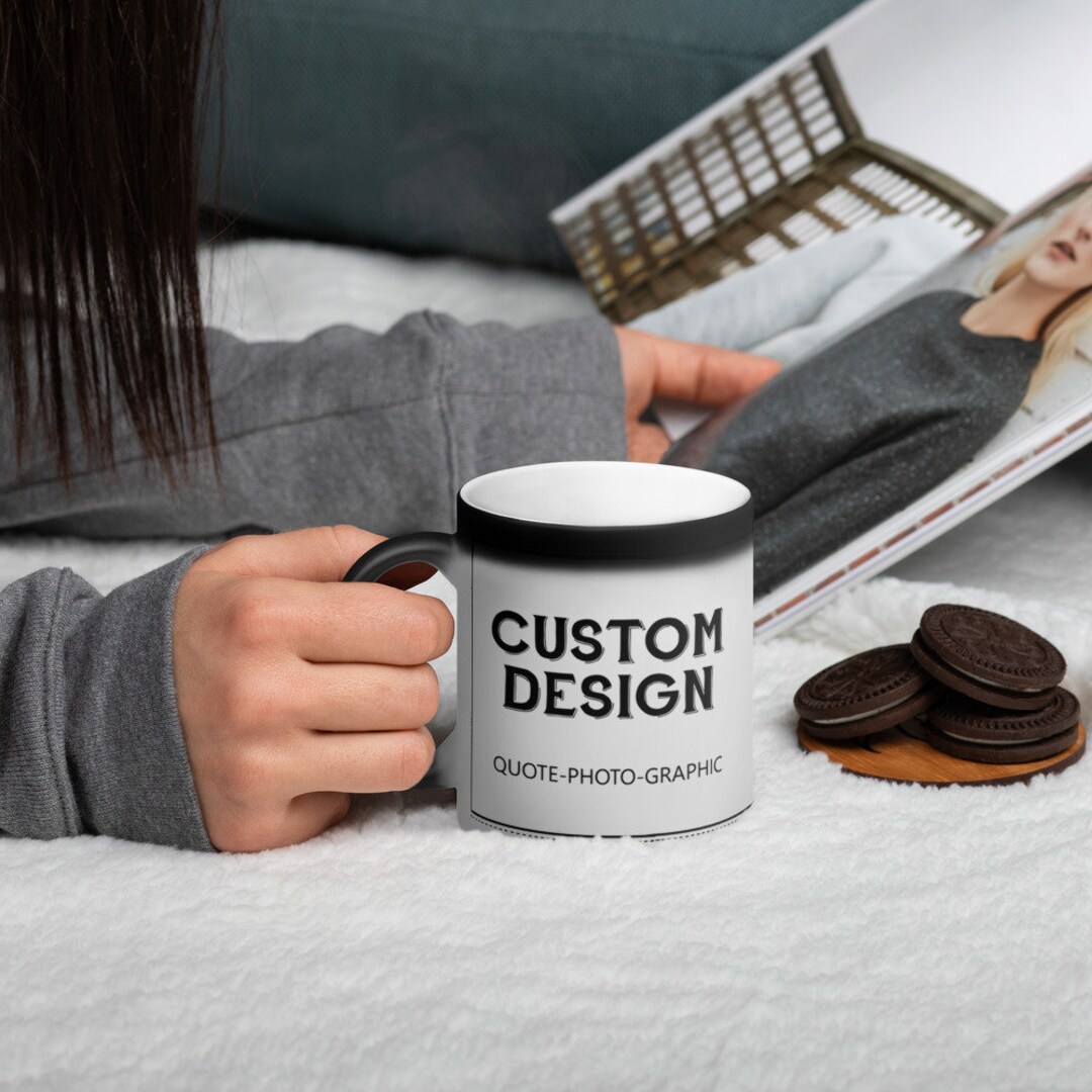 Custom Black Magic Mug Color Changing Mug Self Gift - Etsy