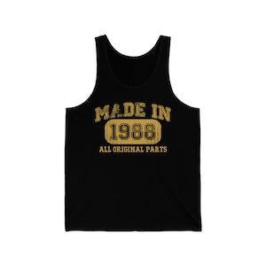1988 Birthday Gift Vintage Born in 1988 Tank Tops for Men - Etsy