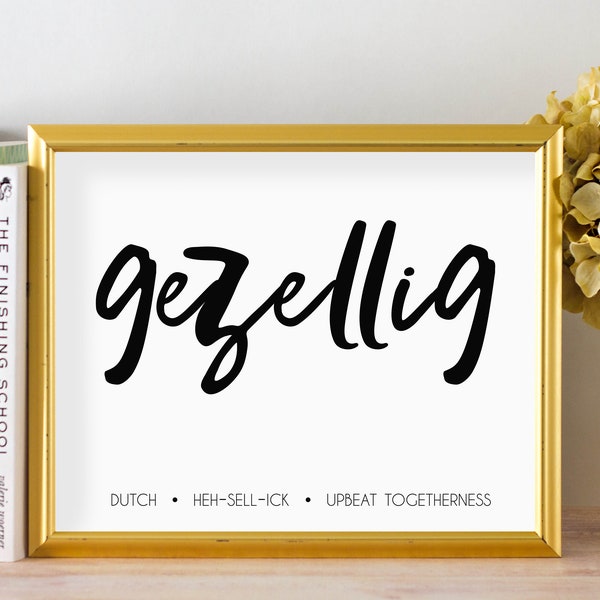 Gezellig - Etsy