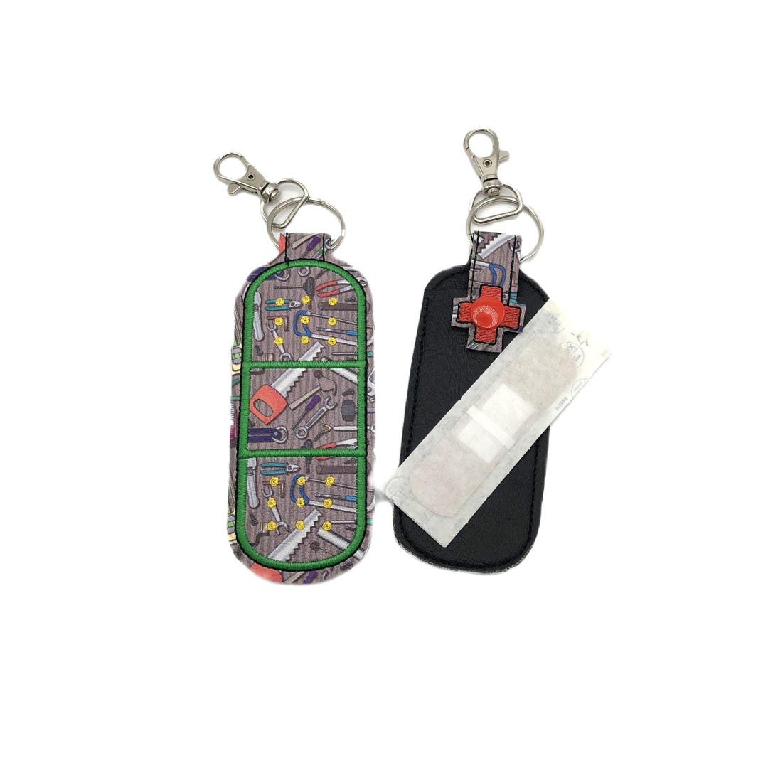 Embroidered Bandage Holder Keychain: First Aid Clip - Etsy