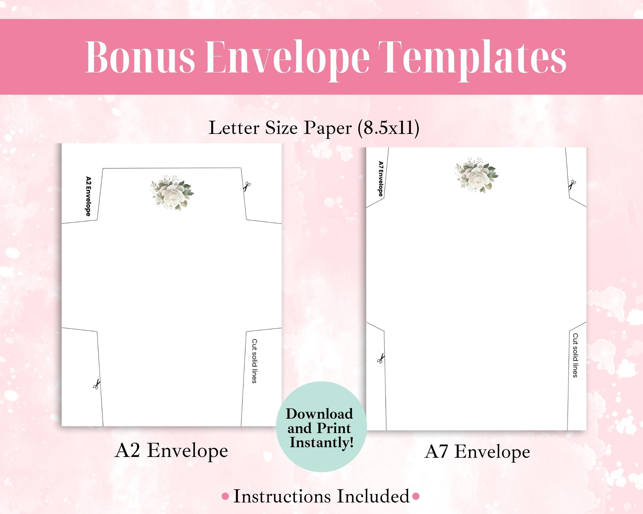 Congratulations Wedding Printable Greeting Card and Envelope INSTANT ...