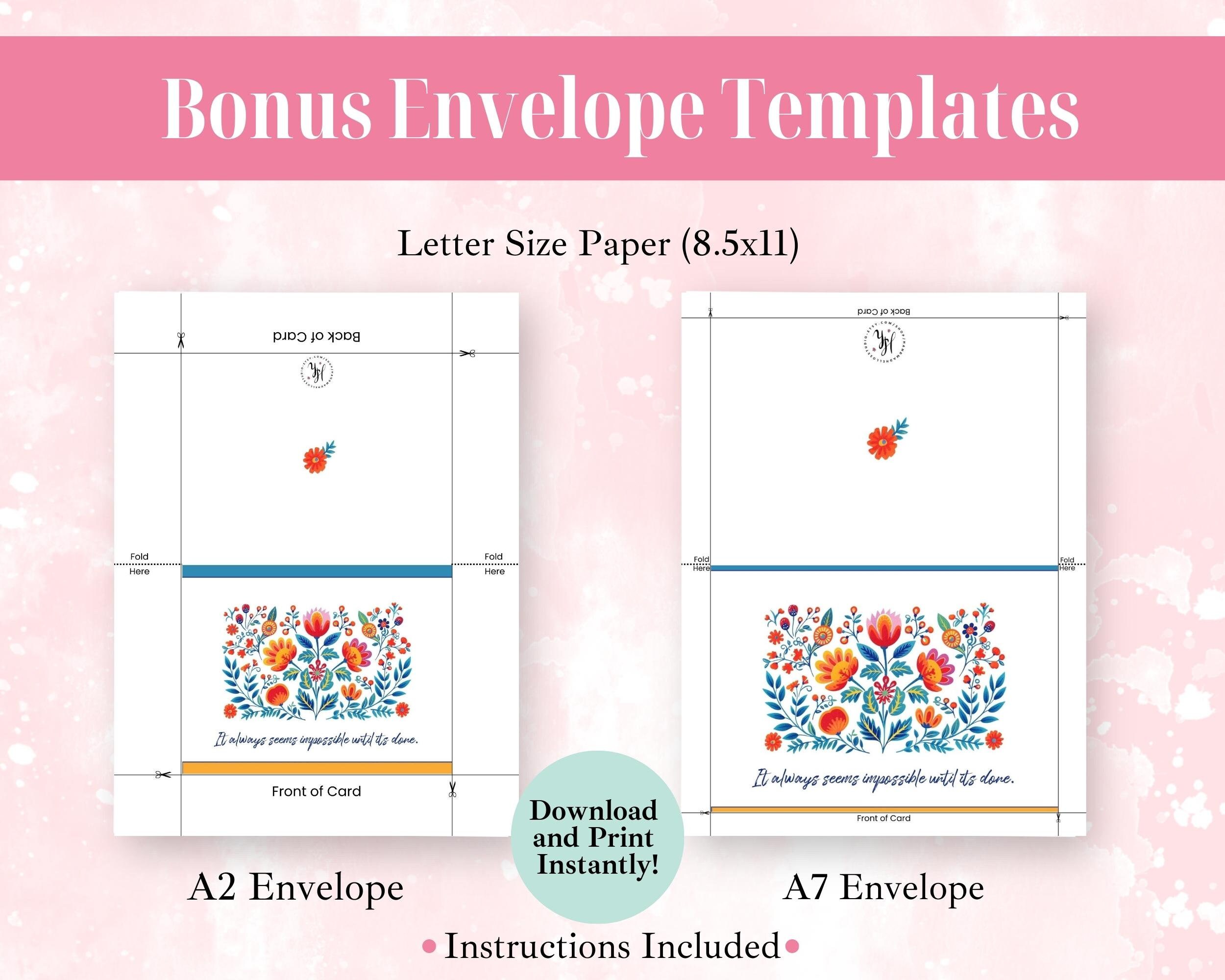 Congratulations Printable Greeting Card With Envelope, New Job ...