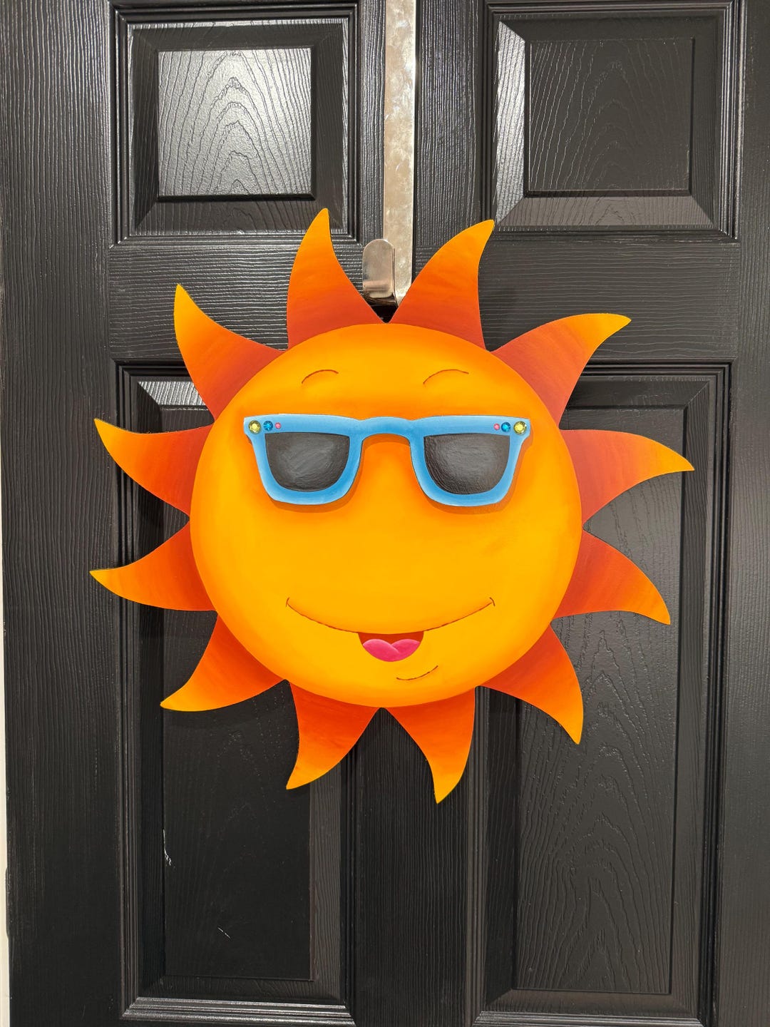 Sun Door Hanger Summer Door Hanger Sun Door Hanger With Blue Sunglasses ...