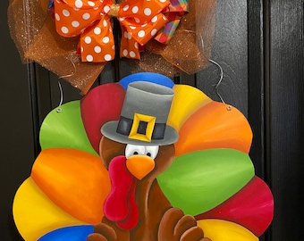 Thanksgiving Door Decor - Etsy