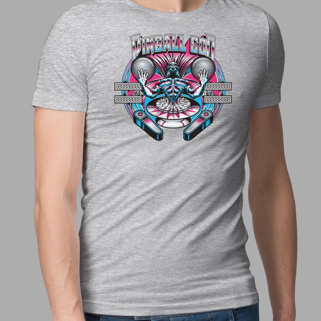 Pinball T-shirt | You Are A Pinball God | Hand Drawn Pinball Design ...