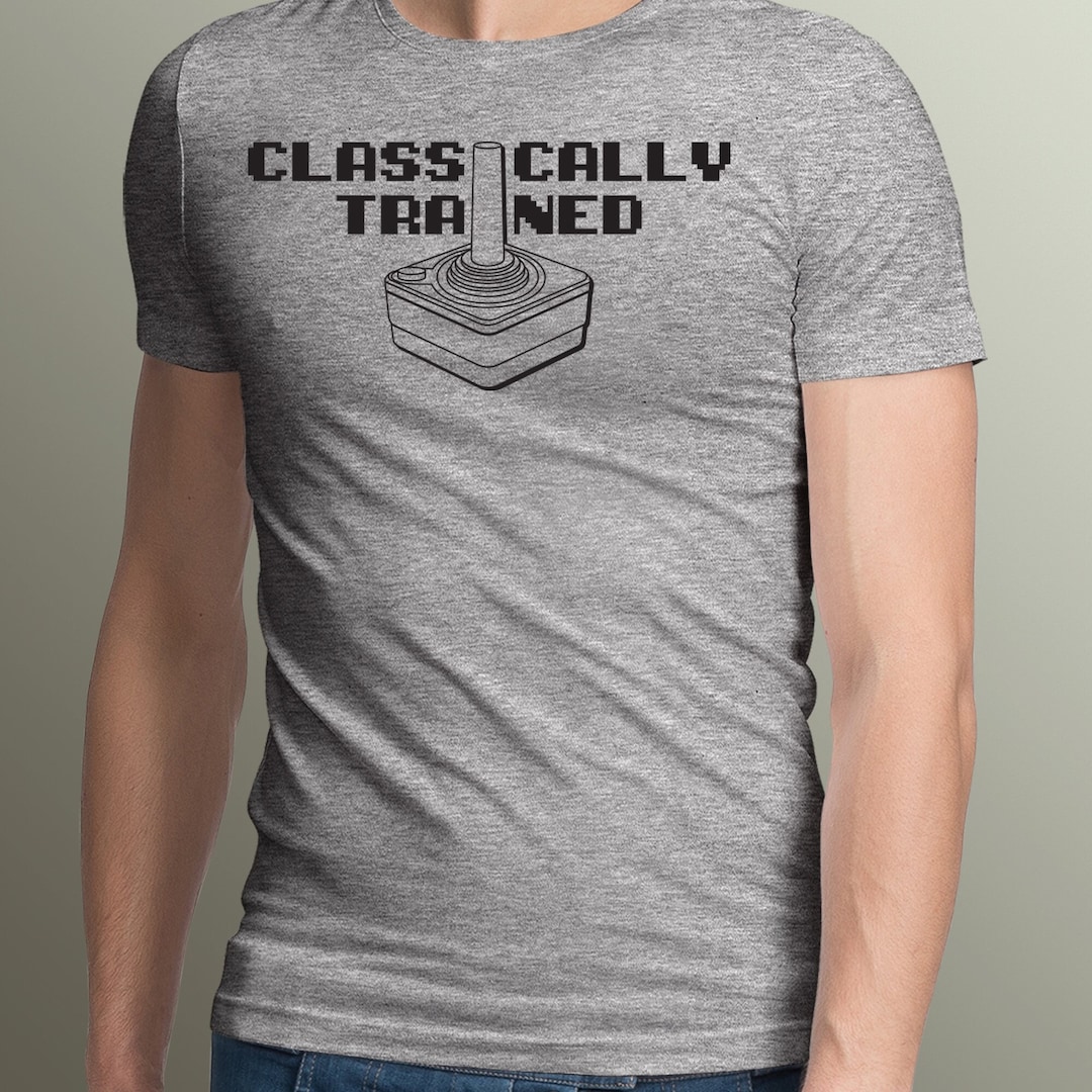 Classically Trained Joystick Video Game T-shirt | Remember the Atari ...