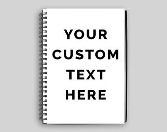 Personalized Spiral Notebook | Etsy