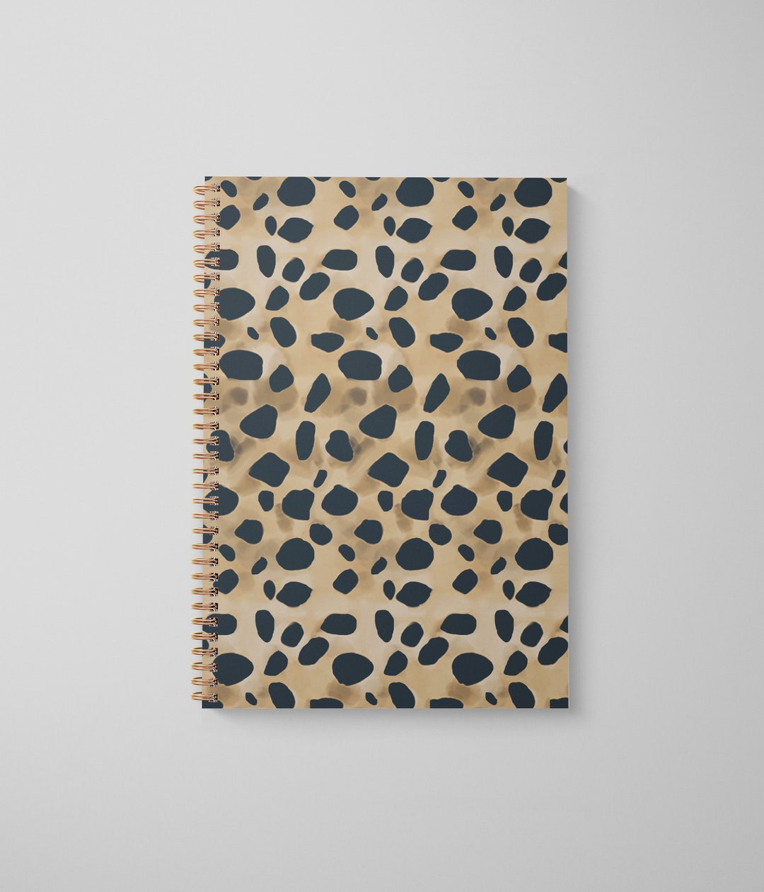 Cheetah Print Notebook Spiral Bound Chic Notebook Animal - Etsy