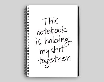 Funny Notebook | Etsy