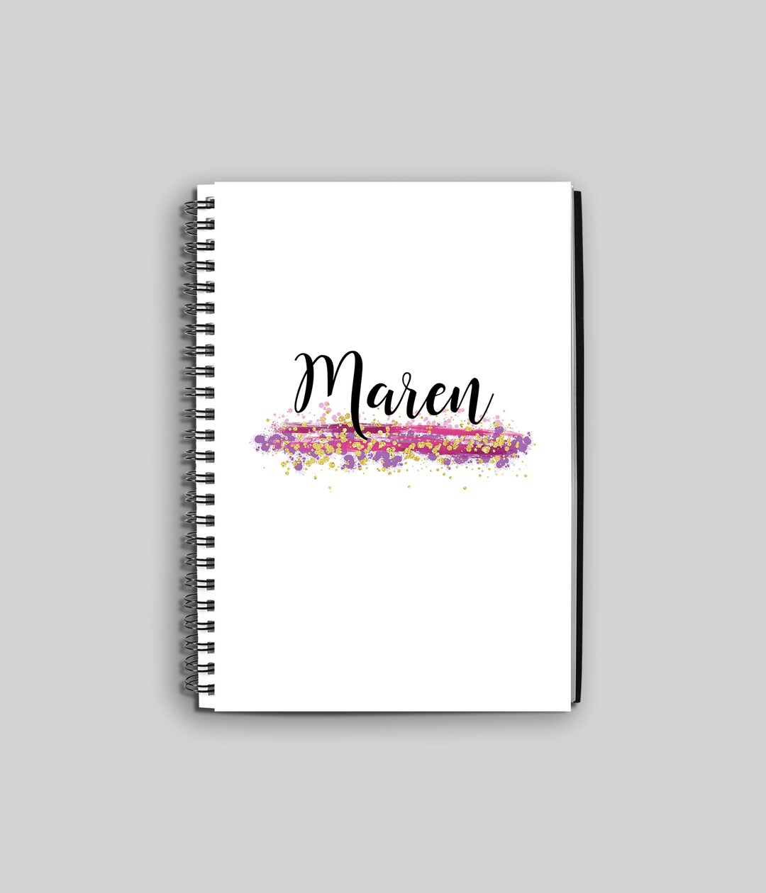 Custom Name Notebook // Personalized Journal // Custom Diary - Etsy