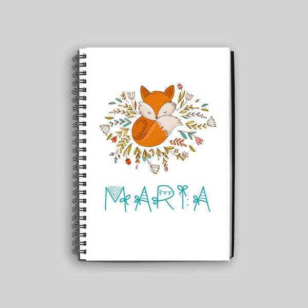 Fox Notebook - Etsy