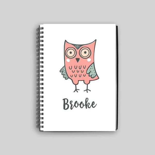 Owl Notebook - Etsy