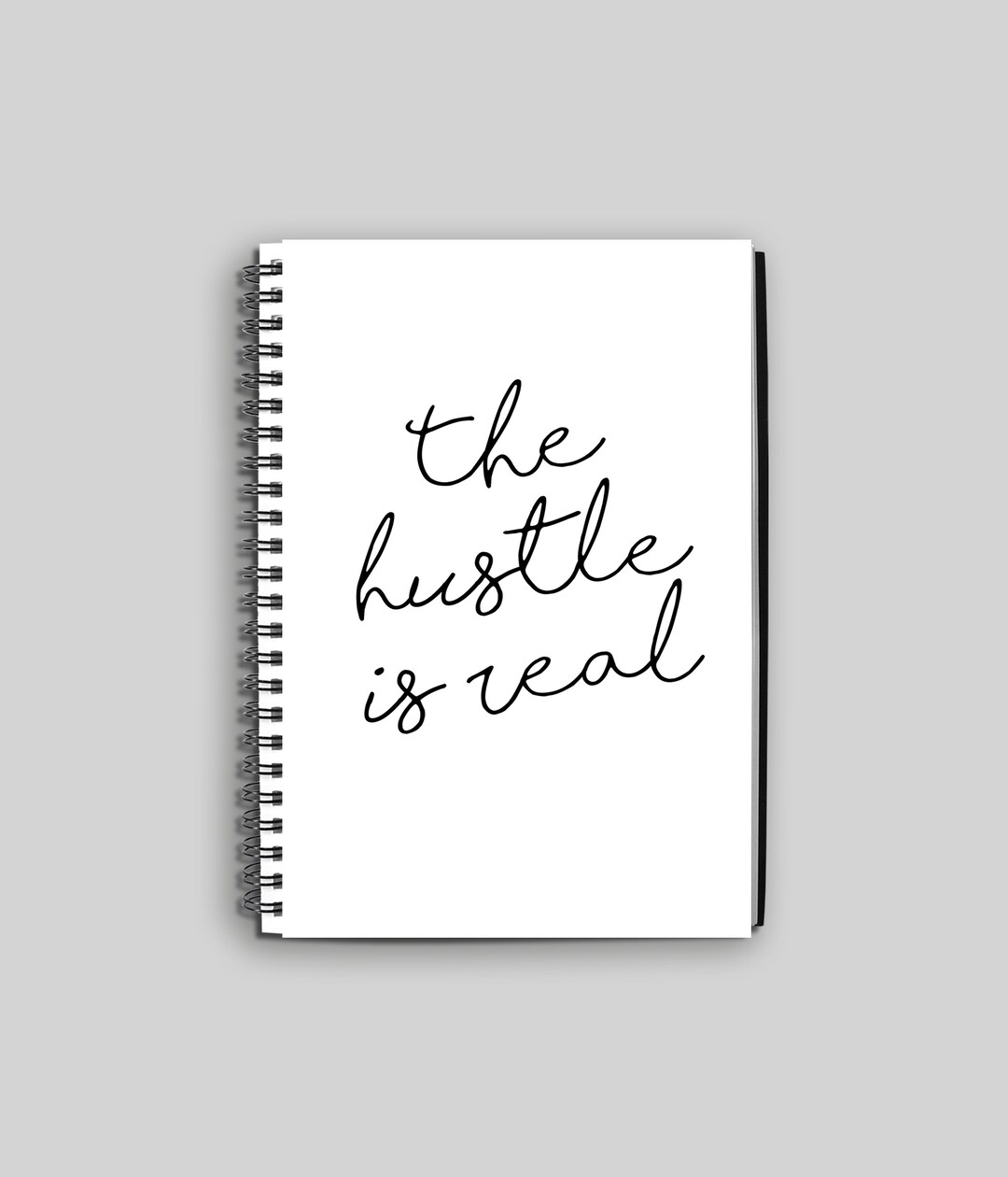 The Hustle is Real Notebook // Motivational Notebook // Notebook for ...