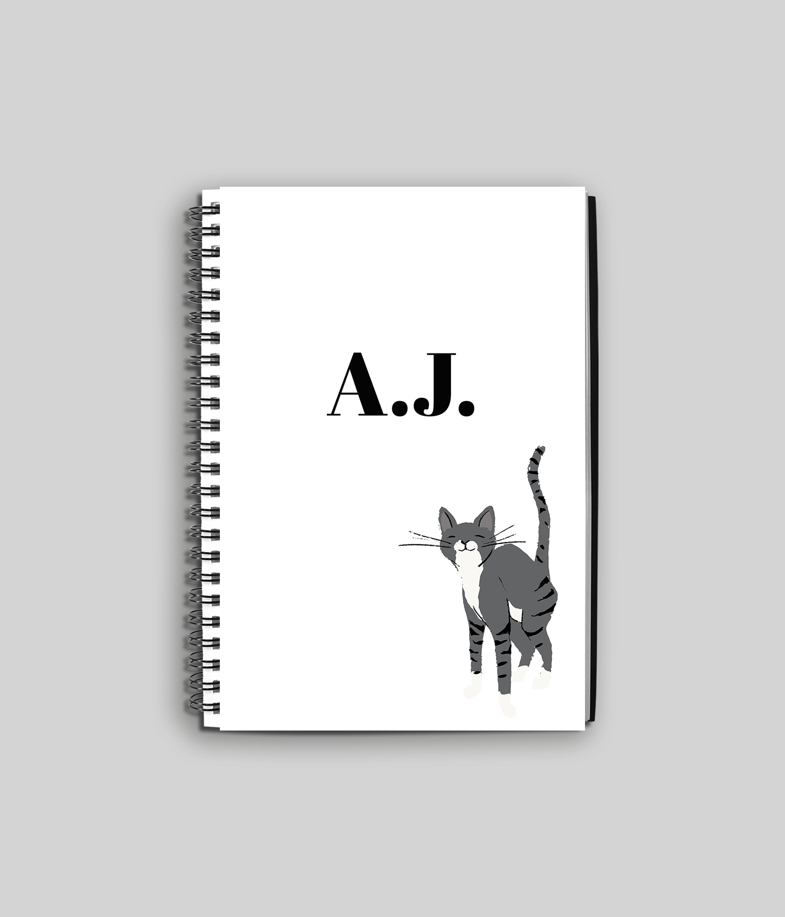 Cat Notebook // Personalized Cat Notebook // Custom Cat | Etsy