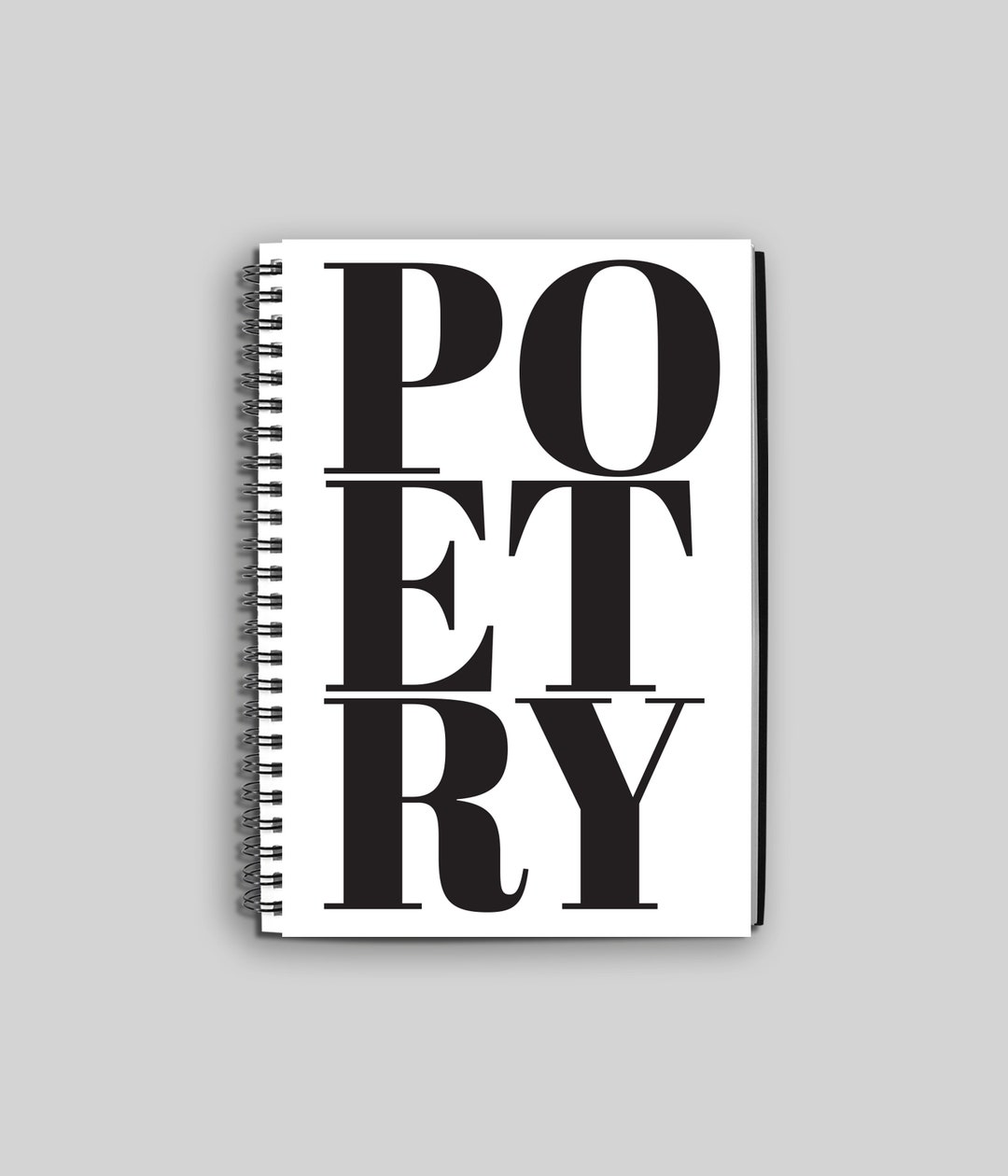 Poetry Notebook // Poetry Journal // Poetry Spiral Notebook // - Etsy