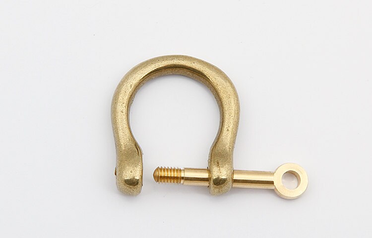 14mm Solid Brass Key Ring Keyring Circle Leathercraft Leather - Etsy