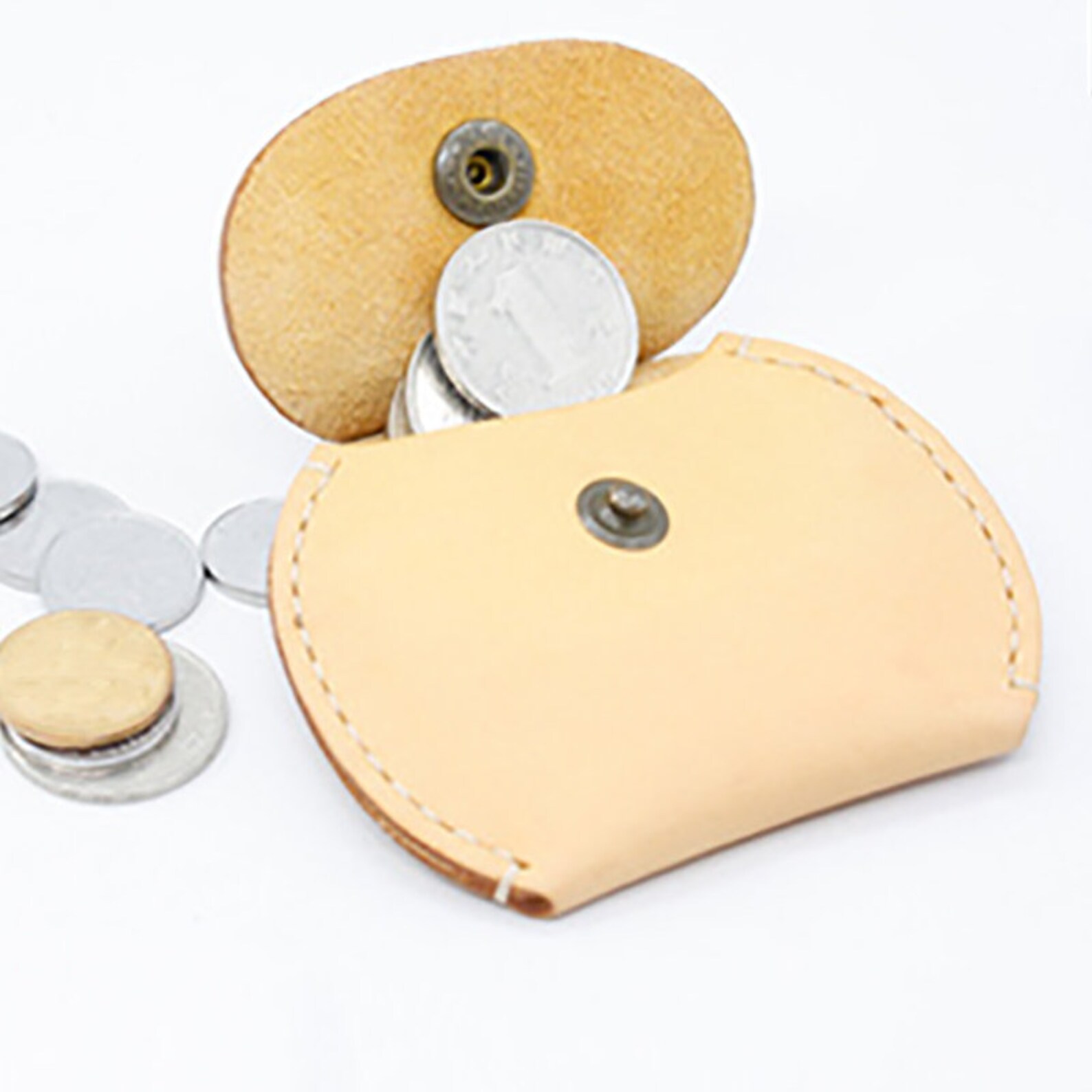 Leathercraft Keychain Coin Case Acrylic Template Pattern Stencil ...