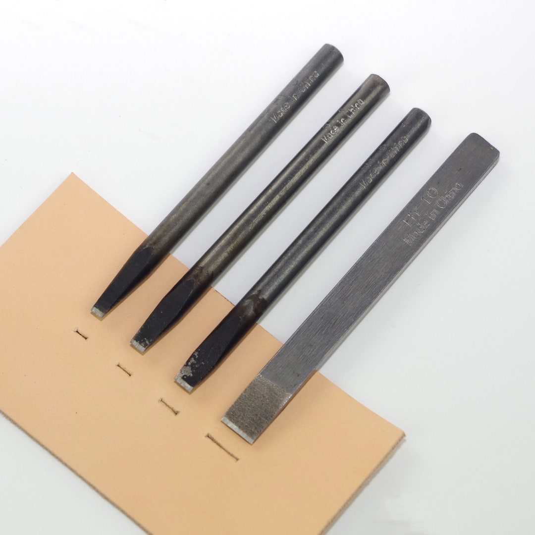 Leathercraft Flat Steel Punch Puncher Hole Hollow Cutter Leather Craft ...
