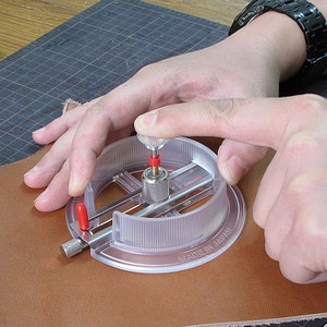 NT Cutter Cutting Depth Adjustable Blade Circle Cutter Leathercraft ...