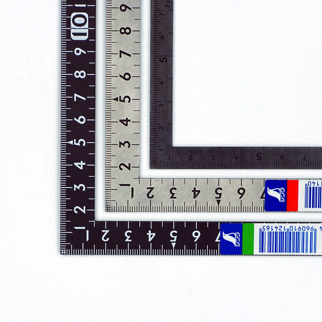Centimeter Square Stainless Steel Ruler Tools Craft Carpentry Working ...