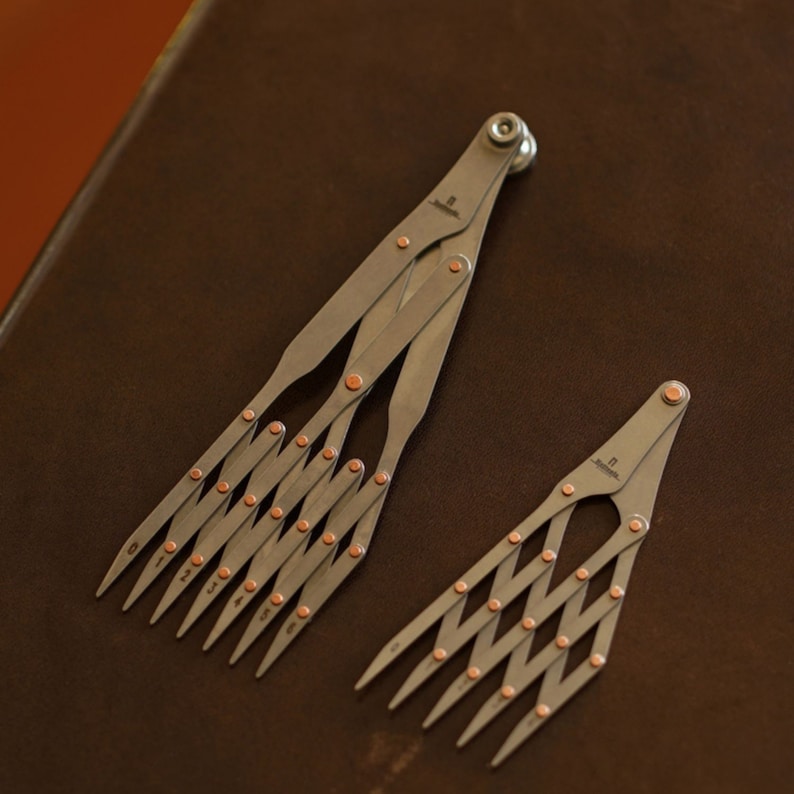 Stainless Steel Equal Space Ruller Watchband Strap Belt Compass Divider ...