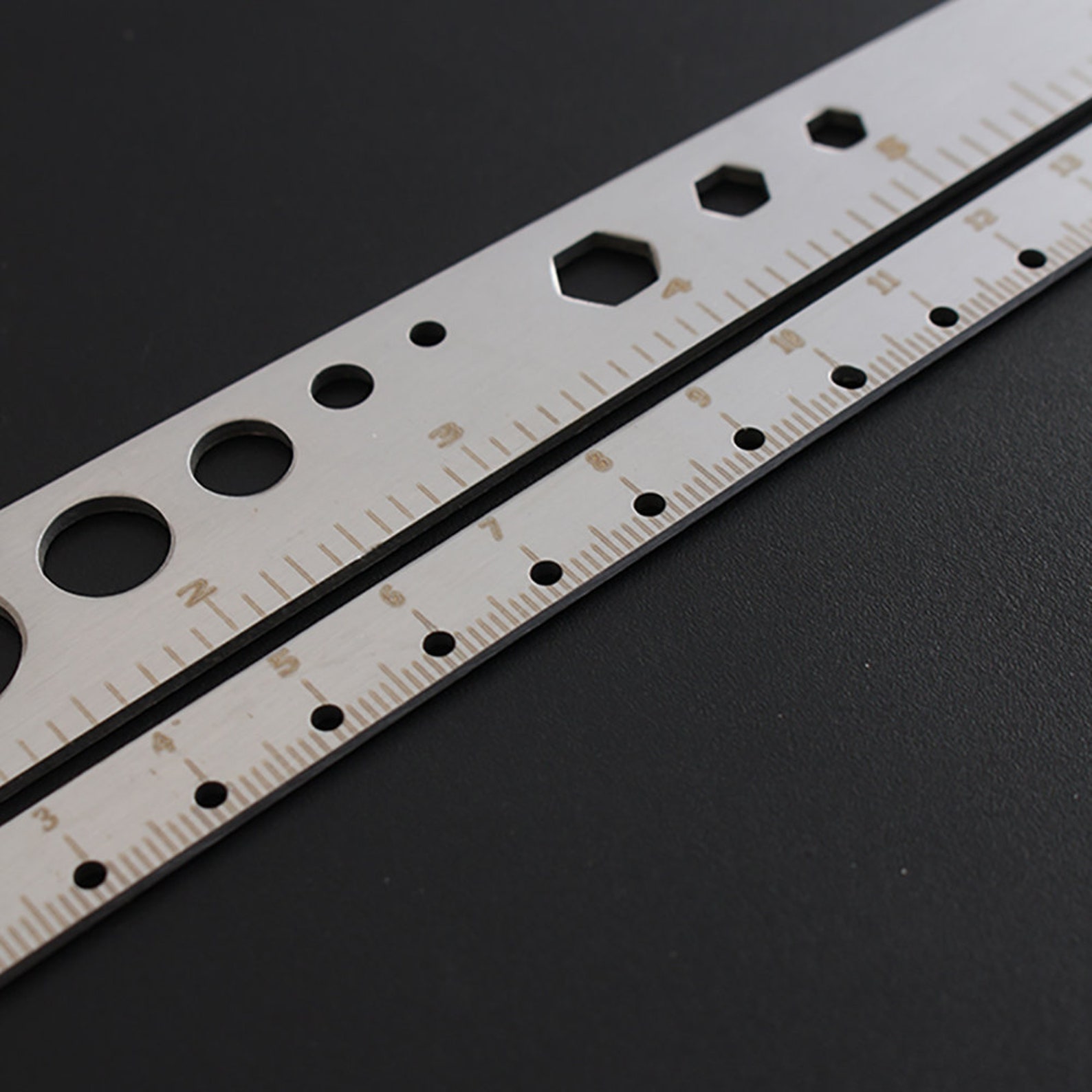 Règle multifonction en acier inoxydable Dessin Brouillon - Etsy France