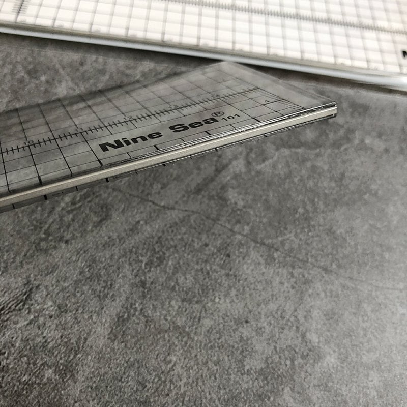 Nine Sea Leathercraft 30cm Transparent Measure Ruler With | Etsy