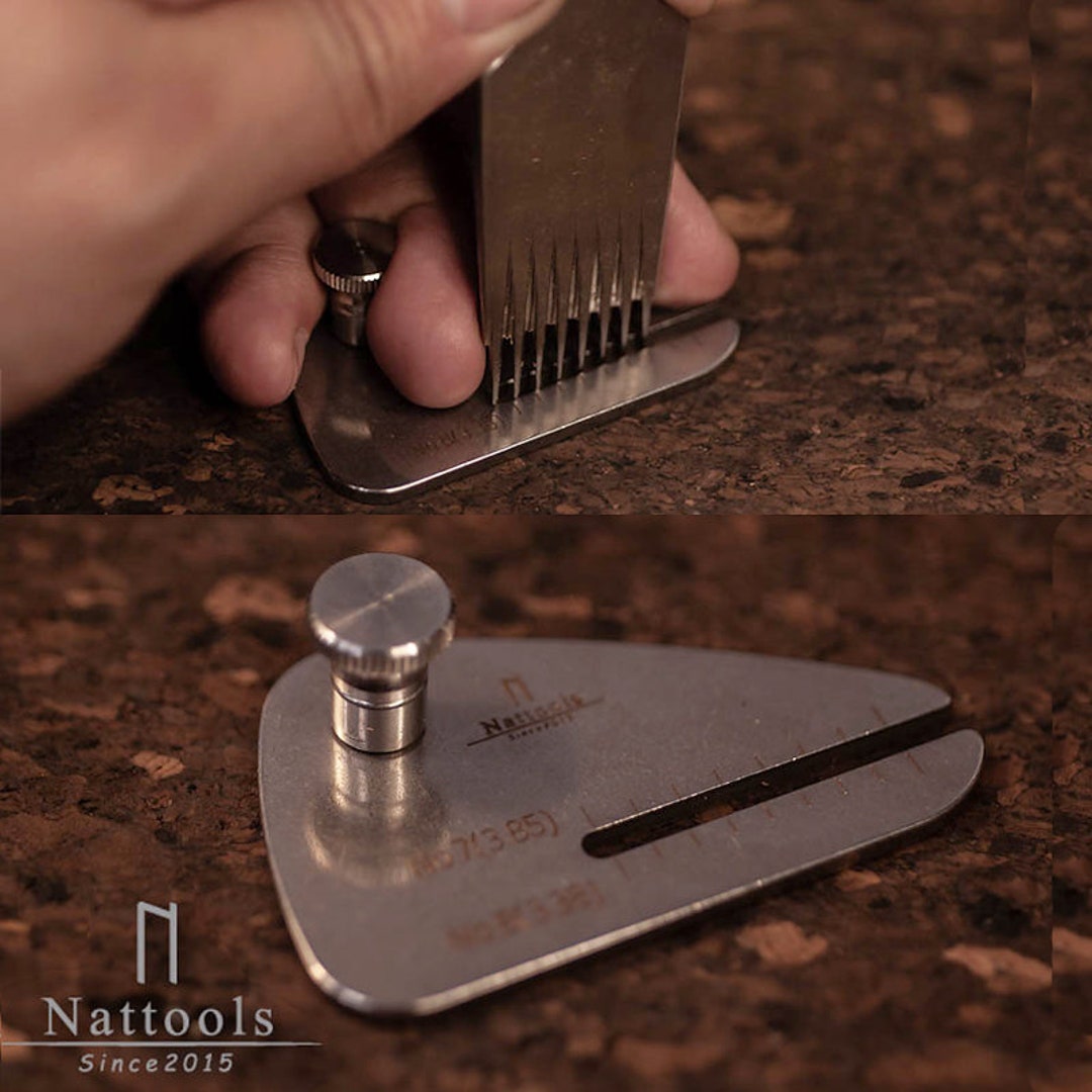 Leather Aid Pricking Iron Board for Pull Out Chisel Punching ...