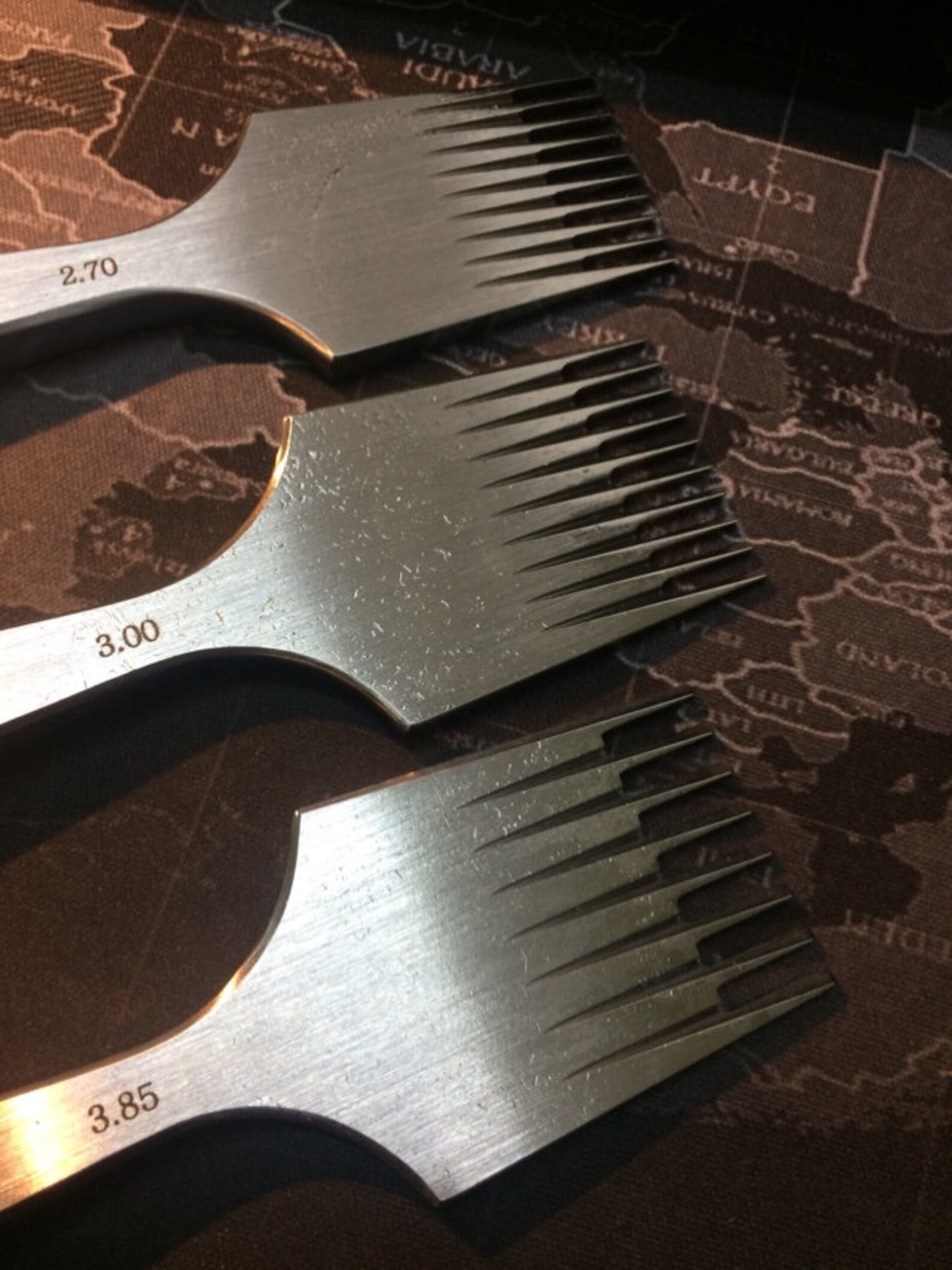 French Style Pricking Irons Stitching Lacing Punch Chisel Leather ...