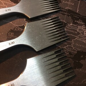 French Style Pricking Irons Stitching Lacing Punch Chisel Leather Leathercraft Craft Tool - Etsy