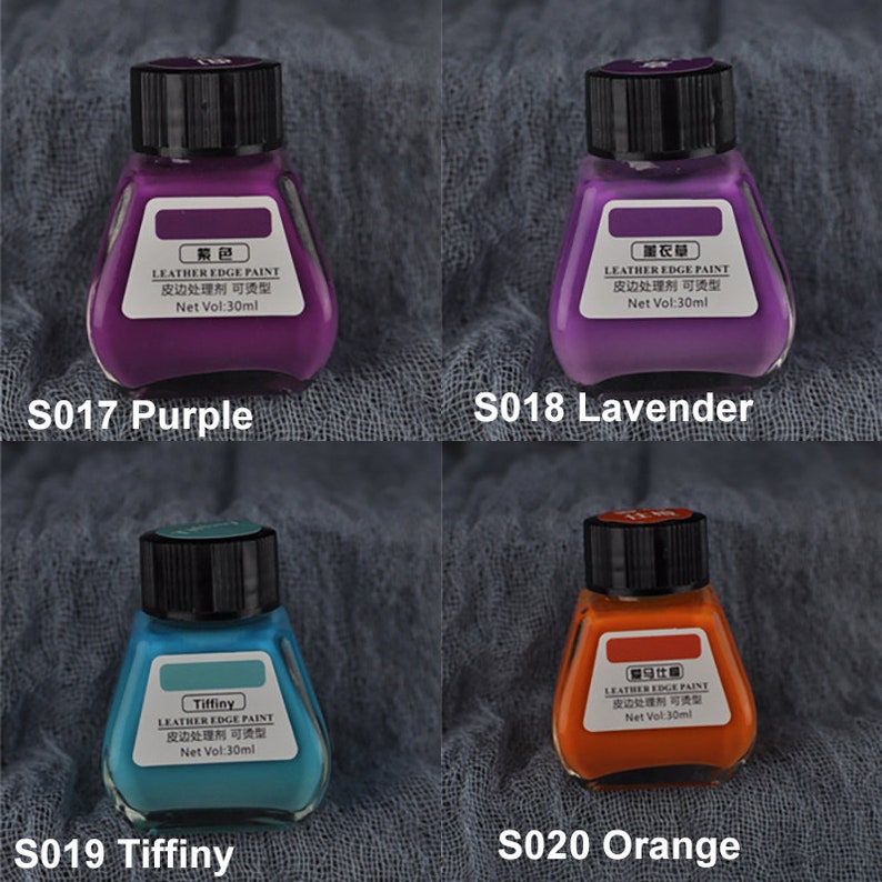 30ml Edge Oil Painting Paint Dye DIY Colorful Handmade Leather - Etsy