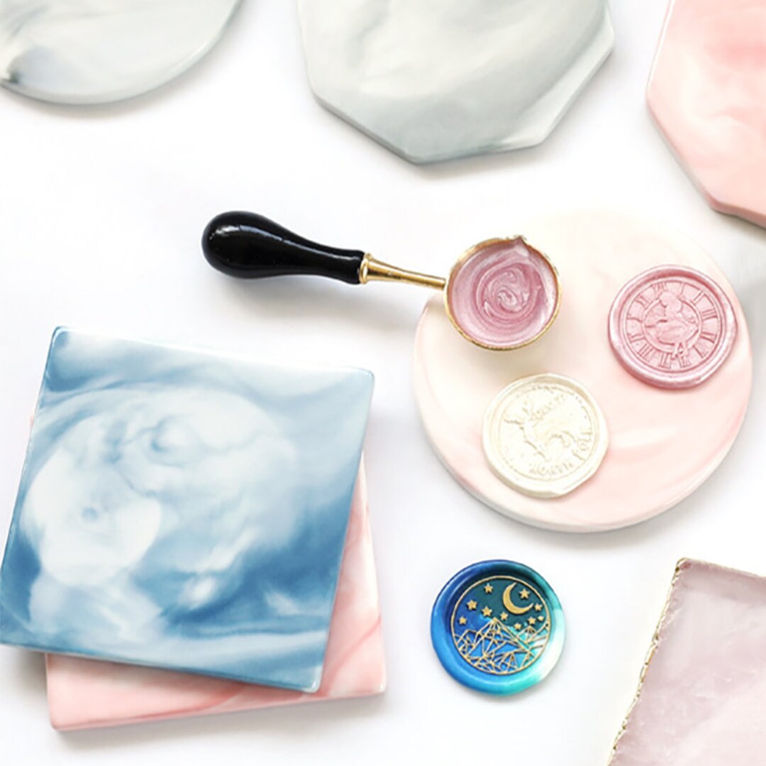 Wax Seal Mat Sealing Stamp Pad Ceramic Board Demoulding Accessories ...