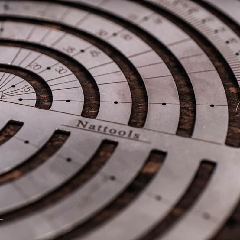 Large Circle Ruler Round Corner Stencil Template Draft Cut - Etsy