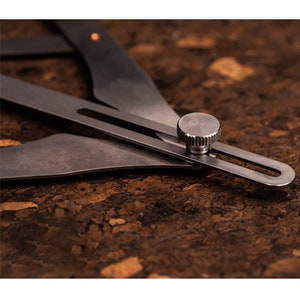 Stainless Steel Equal Space Ruller Watchband Strap Belt Compass Divider ...