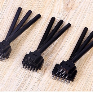 Leather Stitching Prong Punch Round Circular Holes Edge Chisel Craft ...