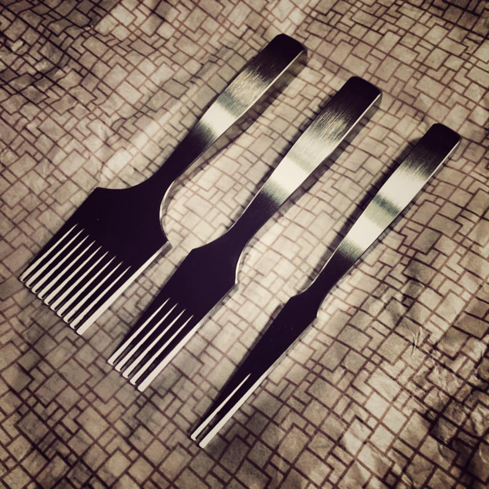 French Style Pricking Irons Stitching Lacing Punch Chisel Leather ...