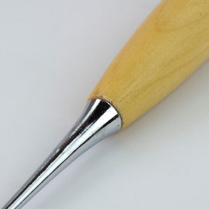 5pcs Leathercraft Wooden Awl Stitching Sewing Punching Hole Hollow ...