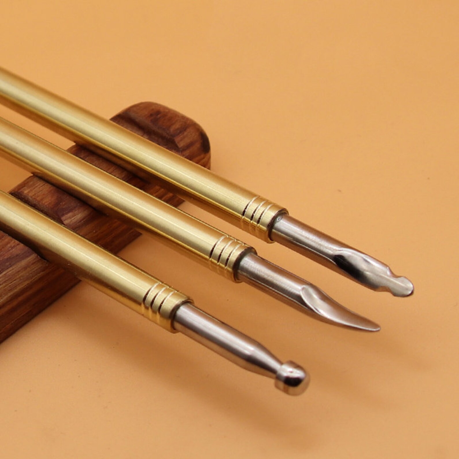Modeling Tools Leather Carving With 6 Stylus Stamp Spoon Point Line ...