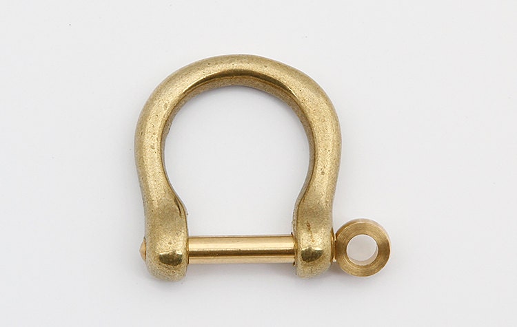 14mm Solid Brass Key Ring Keyring Circle Leathercraft Leather - Etsy